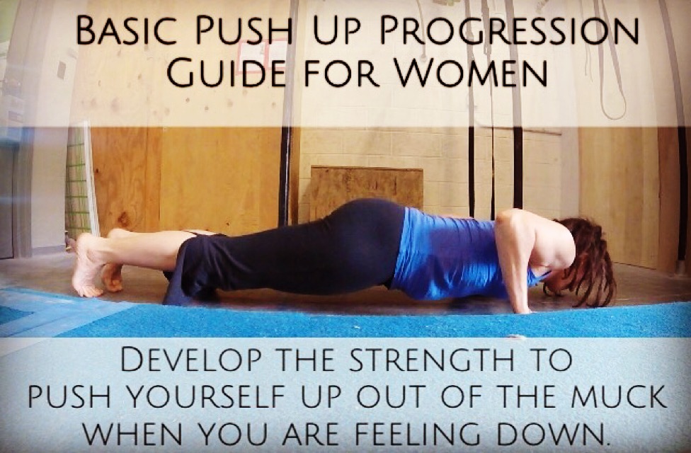 Basic Push Up Progression Guide for Women | On A Limb Movement & Wellness
